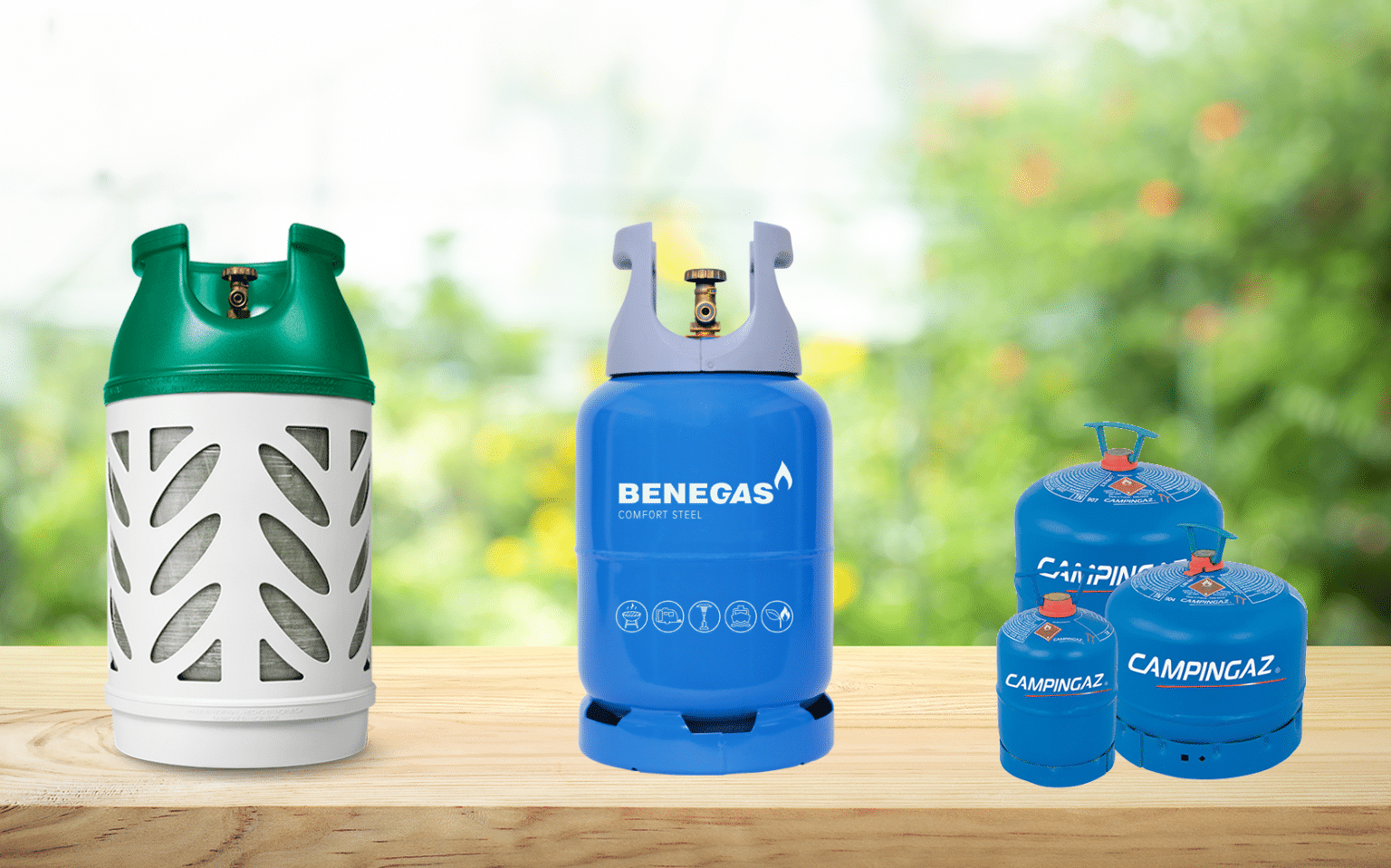 Gasflessen van staal in diverse maten | Benegas Stalen Gasflessen